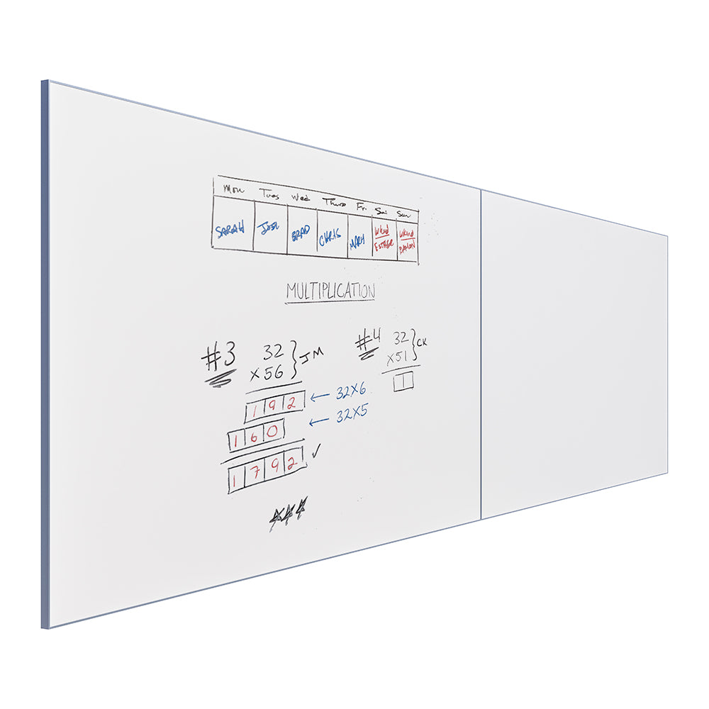 Lousa Quadro Branco Fórmica Modular Moldura de Alumínio Borderless – Stalo