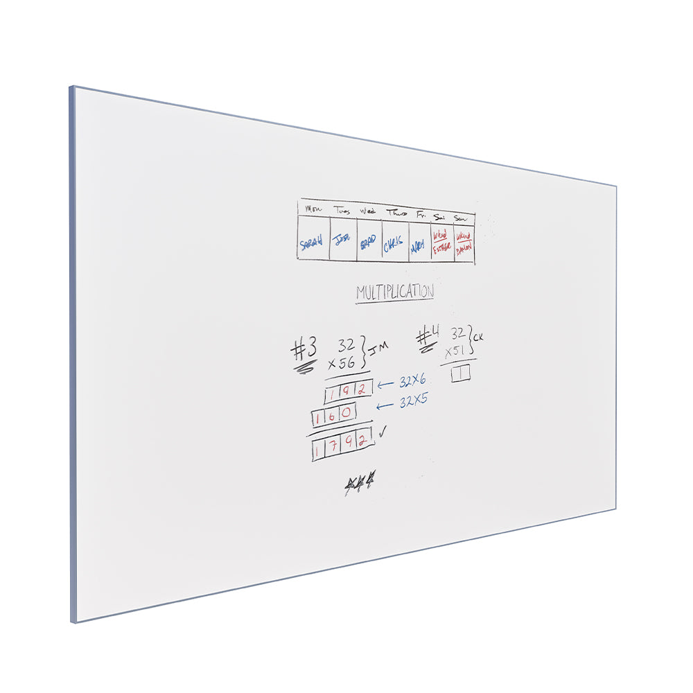 Lousa Quadro Branco Fórmica Modular Moldura de Alumínio Borderless – Stalo
