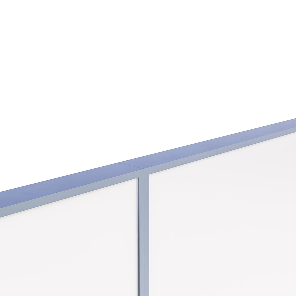 Lousa Quadro Branco Fórmica Modular Moldura de Alumínio Borderless – Stalo